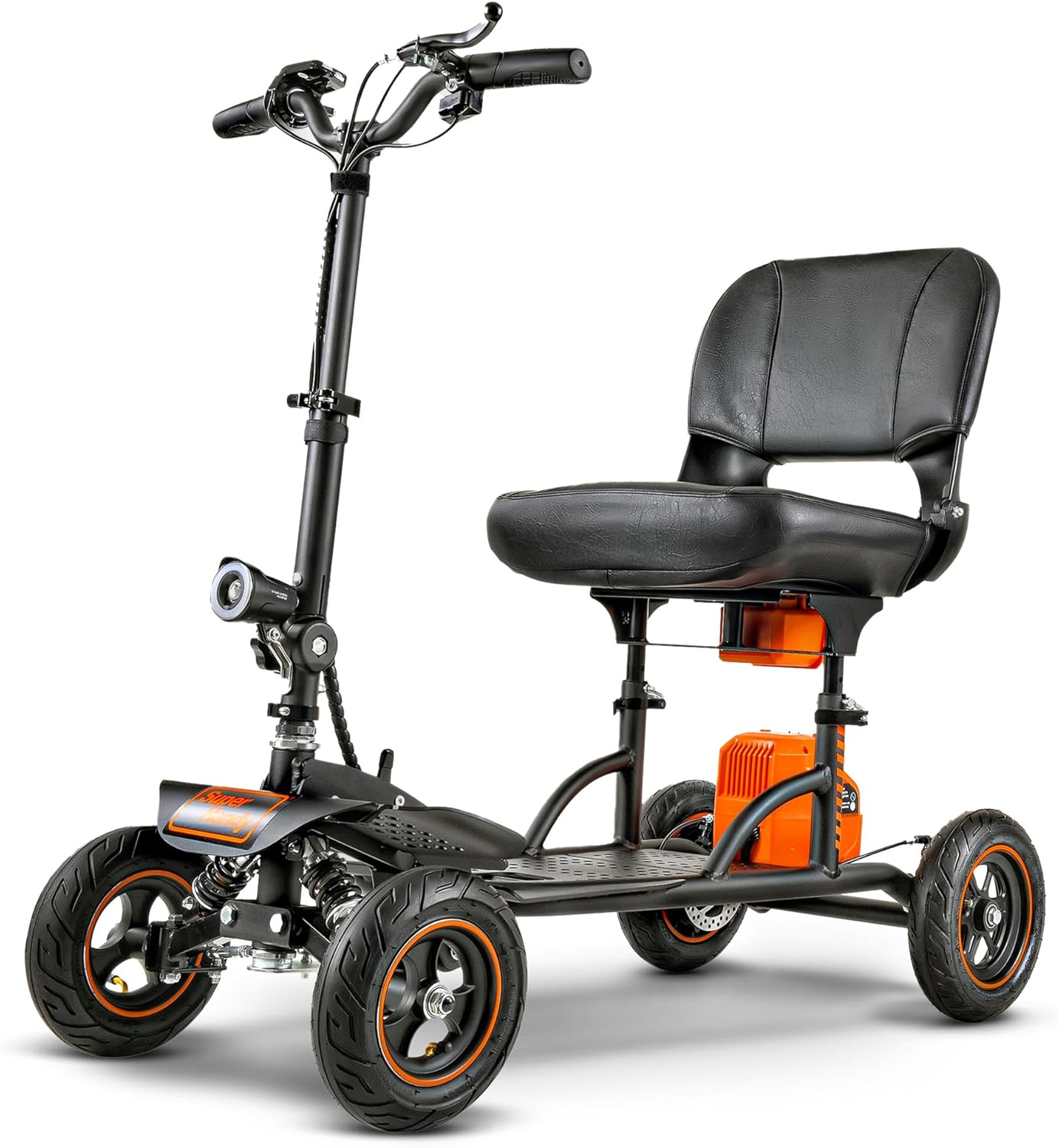 SuperHandy Portable Mobility Scooter Explorer – 4 Wheels, 500W Brushle